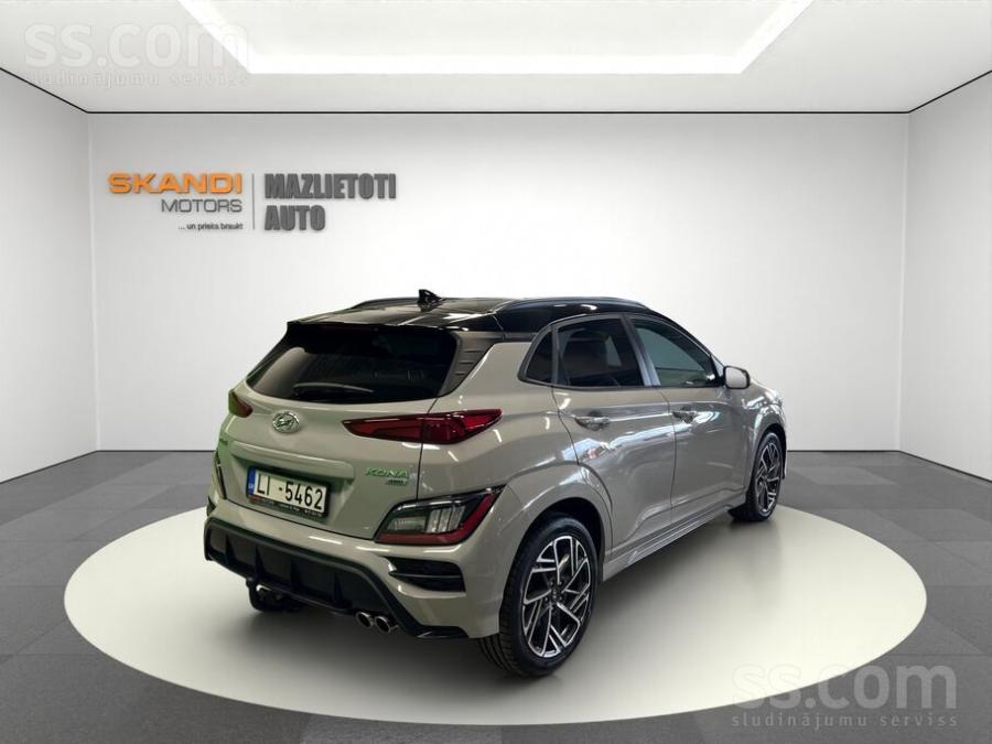 Grey Hyundai Kona 2021 in Riga, with an engine capacity of 1.60 L and mileage of 84 thousand km for 16490 €, photo 7 on AUTOMOTO.COM.LV