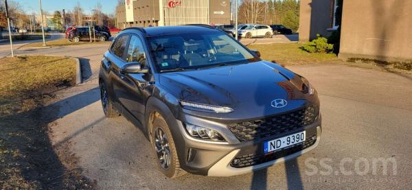 Pelēks Hyundai Kona 2022 Rīga, ar dzinēja tilpumu 1.60 L un nobraukumu 60 tūkst. km par 15500 €, foto 1 vietnē AUTOMOTO.COM.LV