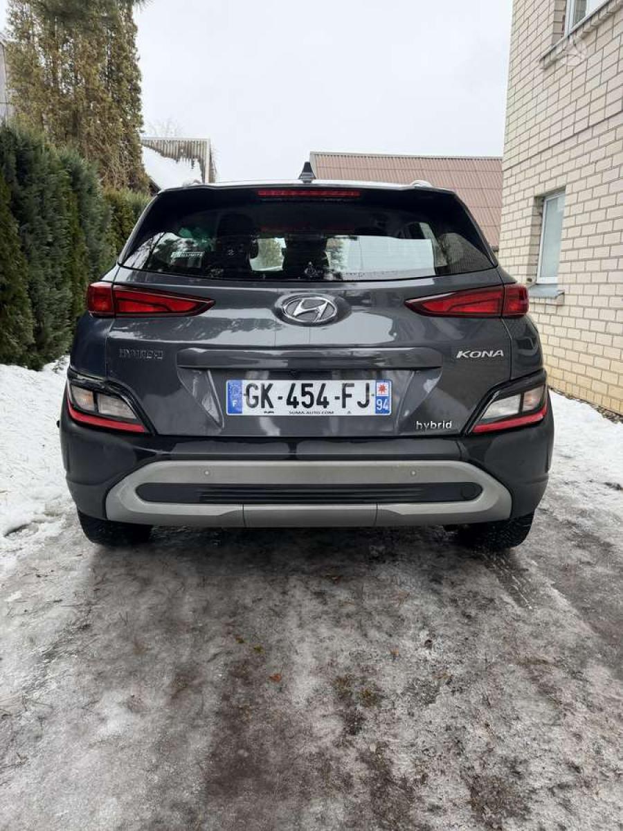 Grey Hyundai Kona 2022 in Kaunas, with an engine capacity of 1.58 L and mileage of 178 thousand km for 6700 €, photo 5 on AUTOMOTO.COM.LV