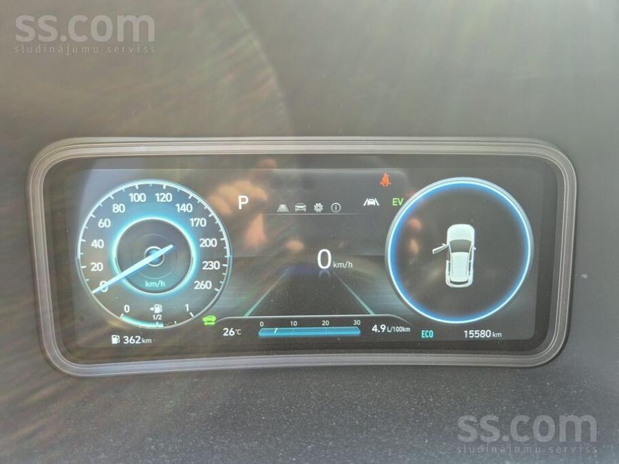 Pelēks Hyundai Kona 2022 Rīga, ar dzinēja tilpumu 1.60 L un nobraukumu 16 tūkst. km par 16200 €, foto 9 vietnē AUTOMOTO.COM.LV