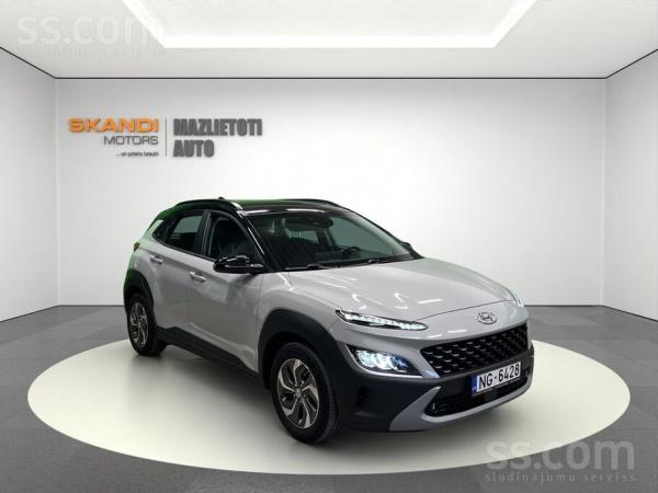 Grey Hyundai Kona 2022 in Riga, with an engine capacity of 1.60 L and mileage of 57 thousand km for 16990 €, photo 9 on AUTOMOTO.COM.LV