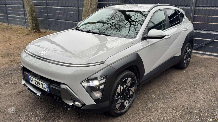 Pelēks Hyundai Kona 2023 Jonava, ar dzinēja tilpumu 1.60 L un nobraukumu 36 tūkst. km par 17700 €, foto 11 vietnē AUTOMOTO.COM.LV