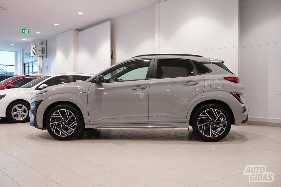 Grey Hyundai Kona 2023 in Kaunas, with an engine capacity of 0.00 L and mileage of 48 thousand km for 25277 €, photo 4 on AUTOMOTO.COM.LV