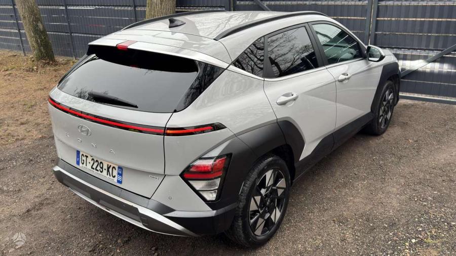 Pelēks Hyundai Kona 2023 Jonava, ar dzinēja tilpumu 1.60 L un nobraukumu 36 tūkst. km par 17500 €, foto 13 vietnē AUTOMOTO.COM.LV
