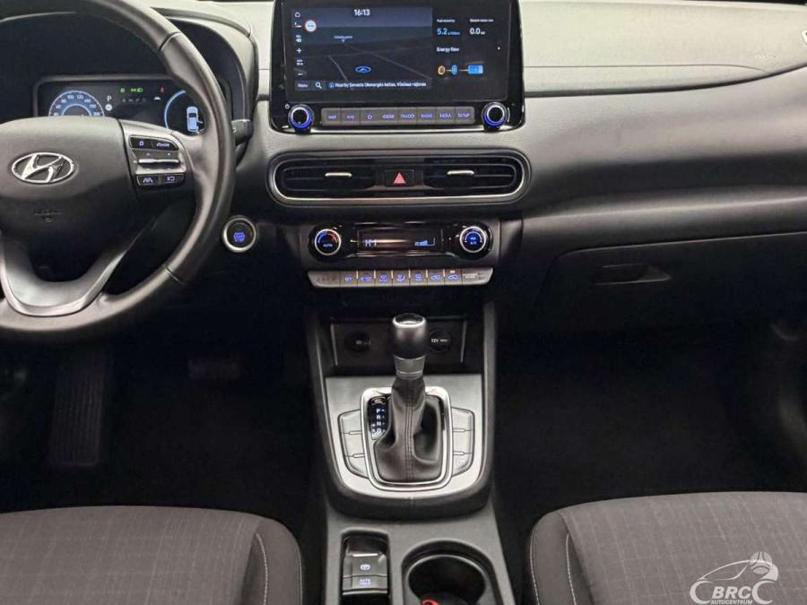 Grey Hyundai Kona 2023 in Vilnius, with an engine capacity of 1.58 L and mileage of 14 thousand km for 17900 €, photo 16 on AUTOMOTO.COM.LV