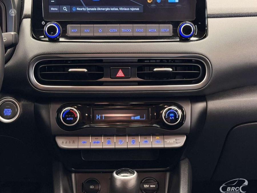 Grey Hyundai Kona 2023 in Vilnius, with an engine capacity of 1.58 L and mileage of 14 thousand km for 17900 €, photo 18 on AUTOMOTO.COM.LV
