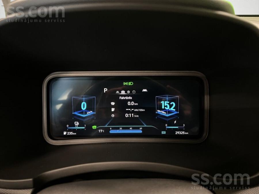 Grey Hyundai Kona 2023 in Riga, with an engine capacity of 2.00 L and mileage of 29 thousand km for 20990 €, photo 13 on AUTOMOTO.COM.LV
