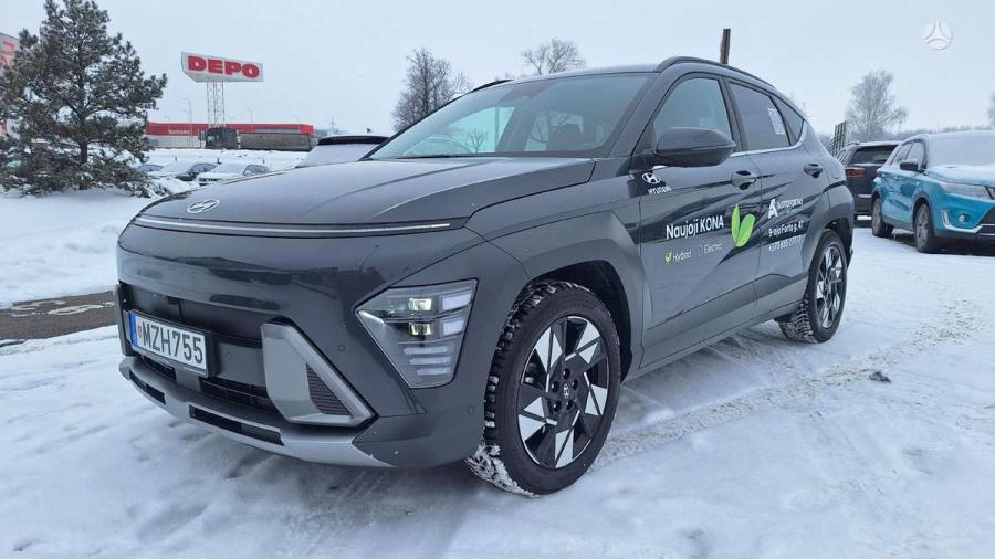 Pelēks Hyundai Kona 2024 Kauņa, ar dzinēja tilpumu 1.58 L un nobraukumu 7 tūkst. km par 29999 €, foto 23 vietnē AUTOMOTO.COM.LV