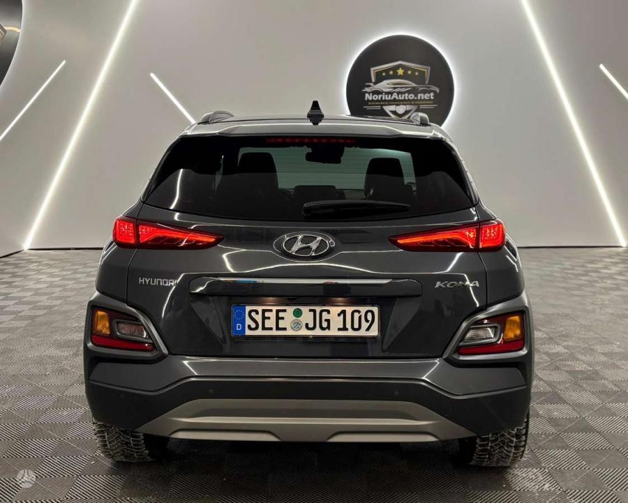 Pelēks Hyundai Kona 2018 Marijampole, ar dzinēja tilpumu 1.59 L un nobraukumu 96 tūkst. km par 14500 €, foto 17 vietnē AUTOMOTO.COM.LV