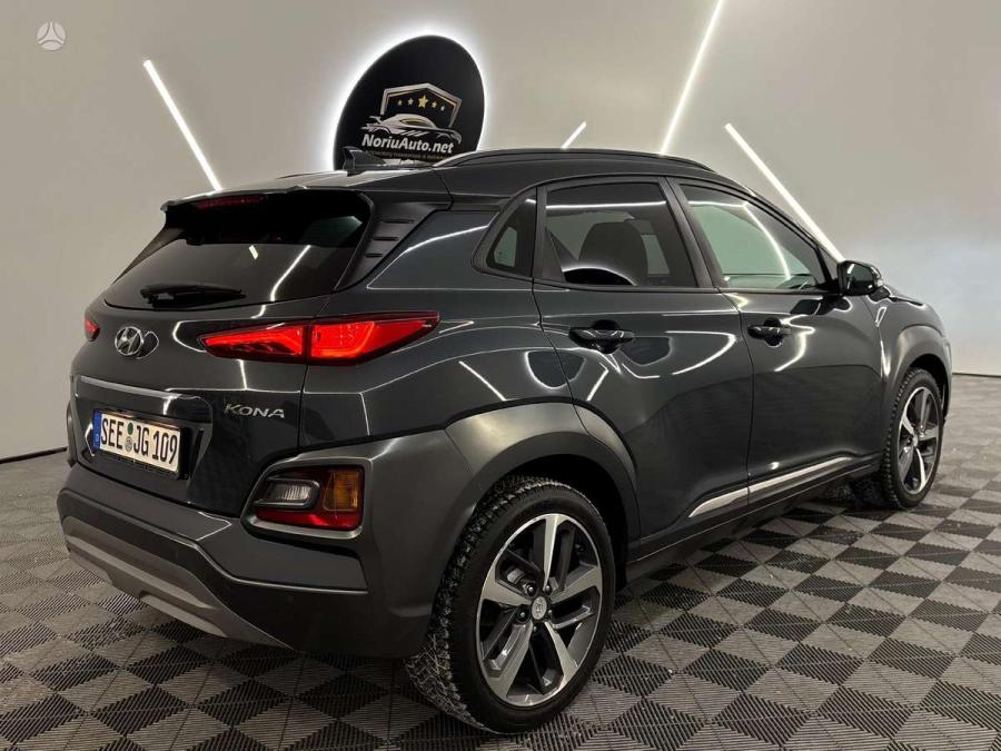 Pelēks Hyundai Kona 2018 Marijampole, ar dzinēja tilpumu 1.59 L un nobraukumu 96 tūkst. km par 14500 €, foto 19 vietnē AUTOMOTO.COM.LV