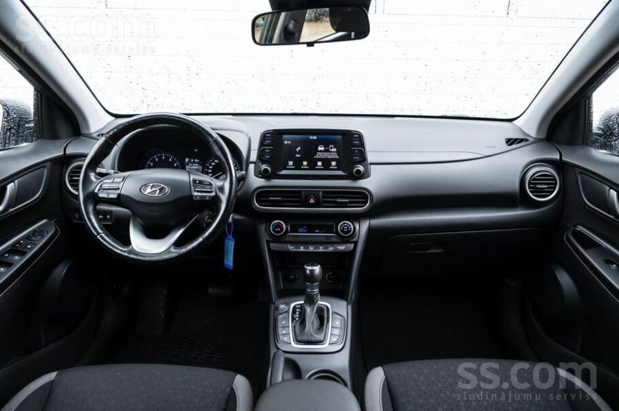 Pelēks Hyundai Kona 2019 Rīga, ar dzinēja tilpumu 1.60 L un nobraukumu 67 tūkst. km par 14950 €, foto 9 vietnē AUTOMOTO.COM.LV
