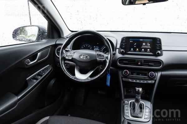 Pelēks Hyundai Kona 2019 Rīga, ar dzinēja tilpumu 1.60 L un nobraukumu 67 tūkst. km par 14950 €, foto 9 vietnē AUTOMOTO.COM.LV