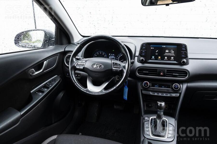 Pelēks Hyundai Kona 2019 Rīga, ar dzinēja tilpumu 1.60 L un nobraukumu 67 tūkst. km par 14950 €, foto 10 vietnē AUTOMOTO.COM.LV