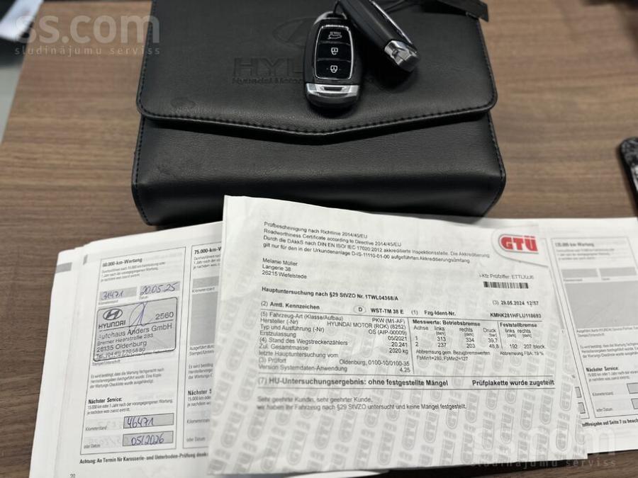 Pelēks Hyundai Kona 2021 Rīga, ar dzinēja tilpumu 0.00 L un nobraukumu 32 tūkst. km par 15900 €, foto 20 vietnē AUTOMOTO.COM.LV