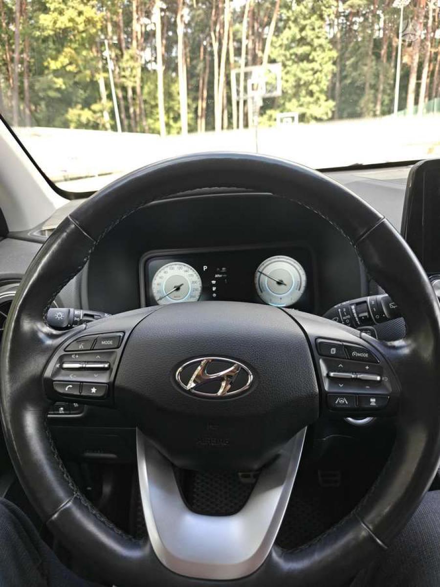 Grey Hyundai Kona 2021 in Alytus, with an engine capacity of 0.00 L and mileage of 76 thousand km for 19800 €, photo 16 on AUTOMOTO.COM.LV