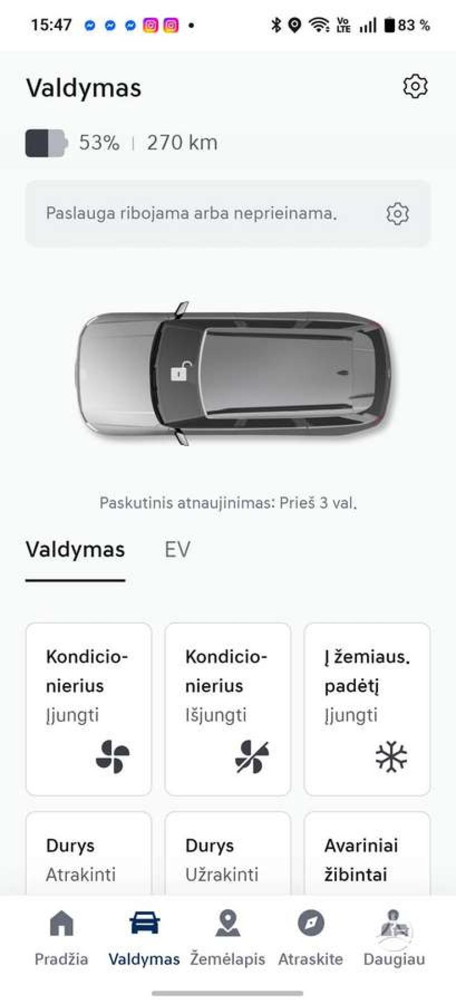 Grey Hyundai Kona 2021 in Alytus, with an engine capacity of 0.00 L and mileage of 76 thousand km for 19800 €, photo 22 on AUTOMOTO.COM.LV