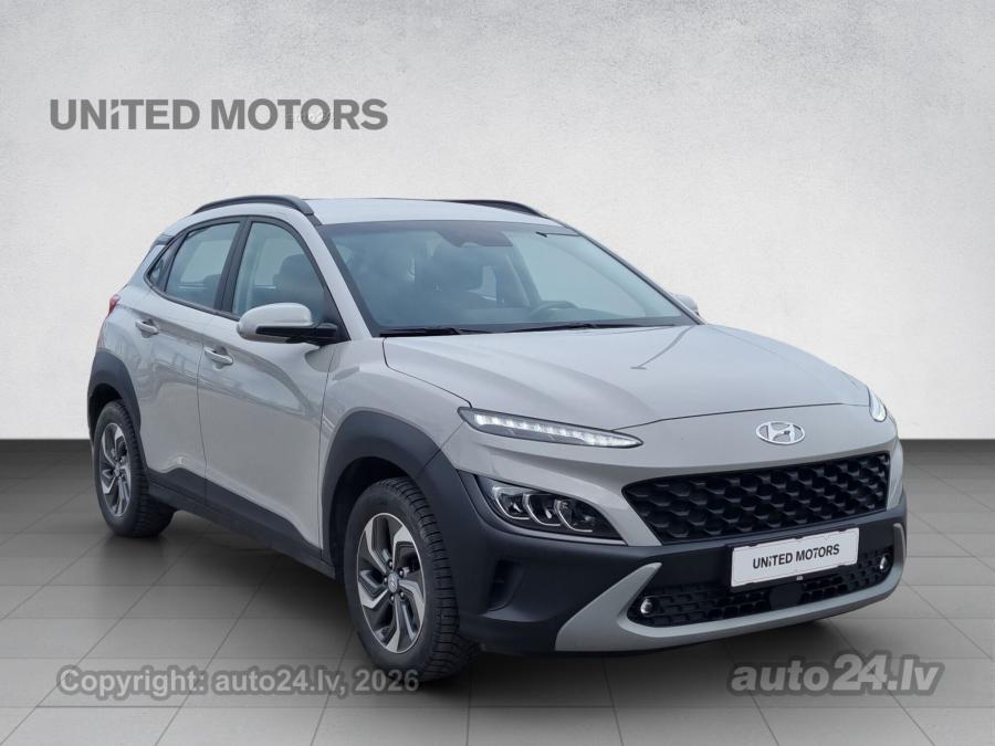 Grey Hyundai Kona 2023 in Johvi, with an engine capacity of 1.60 L and mileage of 27 thousand km for 25490 €, photo 3 on AUTOMOTO.COM.LV