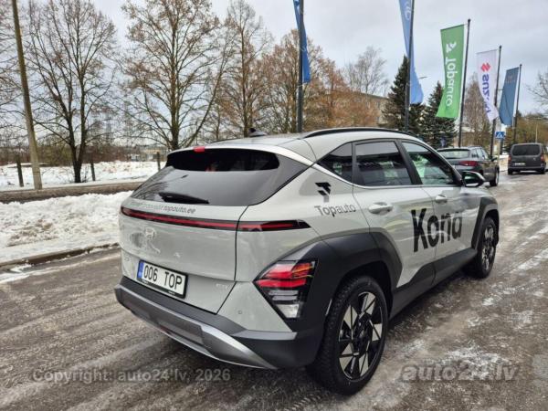 Grey Hyundai Kona 2024 in Tartu, with an engine capacity of 1.60 L and mileage of 22 thousand km for 29700 €, photo 7 on AUTOMOTO.COM.LV