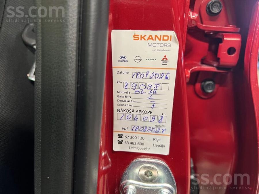 Red Hyundai Kona 2018 in Riga, with an engine capacity of 1.00 L and mileage of 90 thousand km for 9990 €, photo 22 on AUTOMOTO.COM.LV