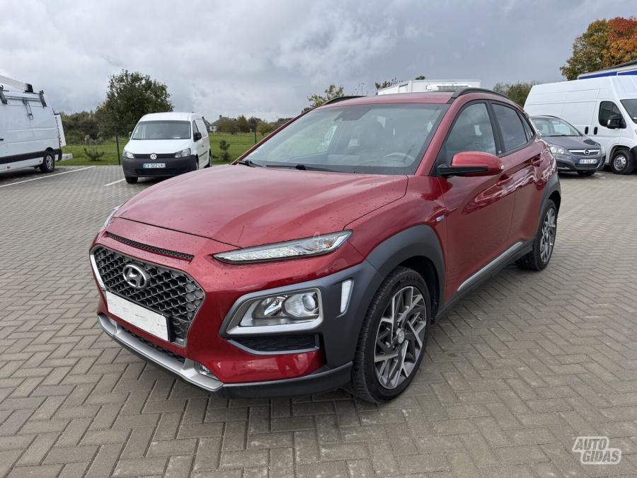 Sarkans Hyundai Kona 2019 Tauragė, ar dzinēja tilpumu 1.60 L un nobraukumu 112 tūkst. km par 12800 €, foto 1 vietnē AUTOMOTO.COM.LV
