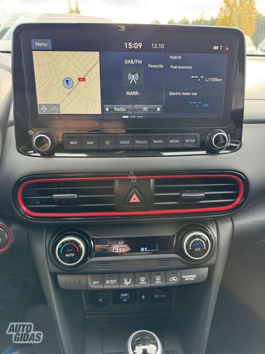 Sarkans Hyundai Kona 2019 Tauragė, ar dzinēja tilpumu 1.60 L un nobraukumu 112 tūkst. km par 12800 €, foto 17 vietnē AUTOMOTO.COM.LV