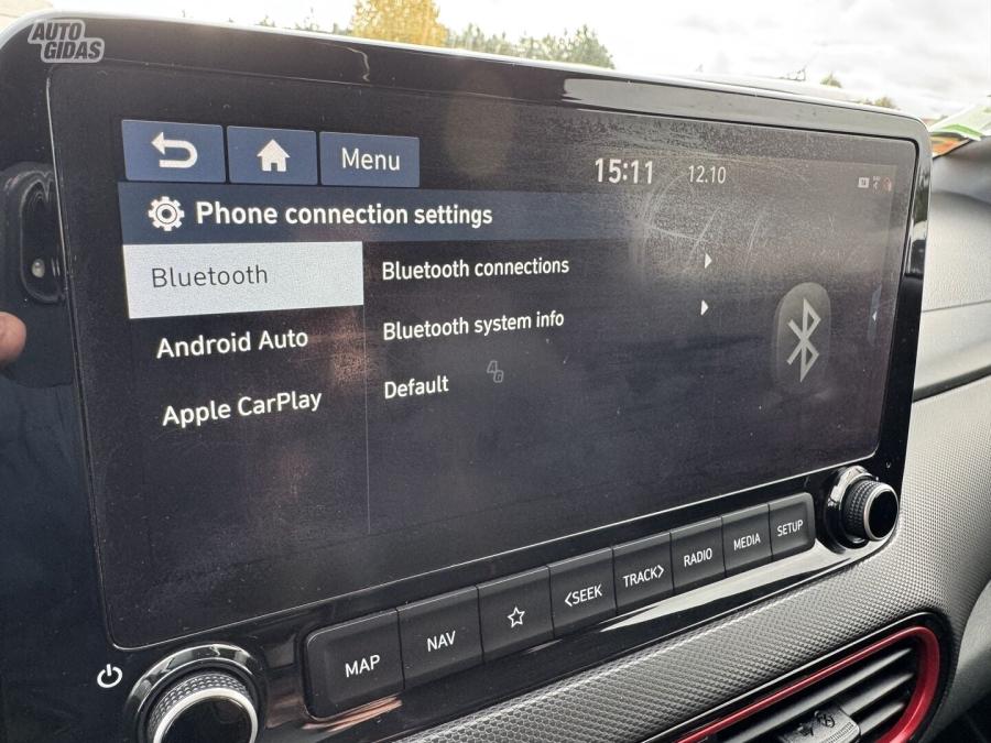 Sarkans Hyundai Kona 2019 Tauragė, ar dzinēja tilpumu 1.60 L un nobraukumu 112 tūkst. km par 12800 €, foto 22 vietnē AUTOMOTO.COM.LV