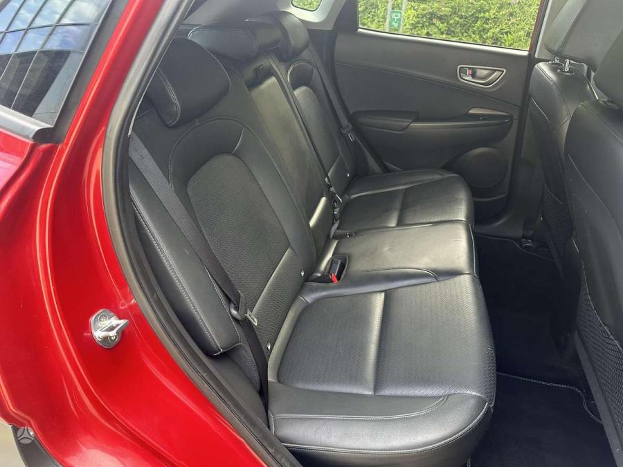 Red Hyundai Kona 2020 in Vilnius, with an engine capacity of 0.00 L and mileage of 124 thousand km for 16250 €, photo 23 on AUTOMOTO.COM.LV