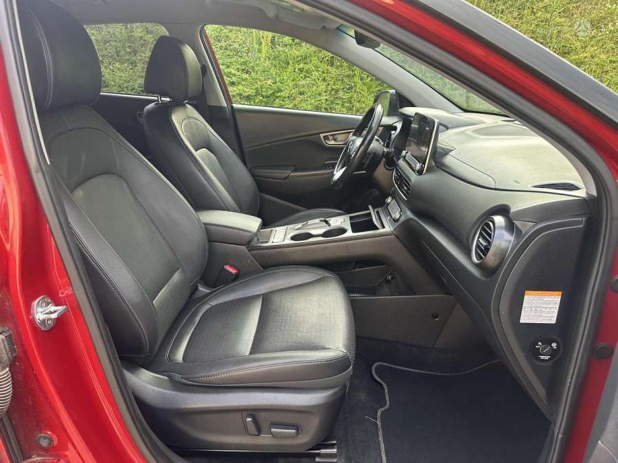 Red Hyundai Kona 2020 in Vilnius, with an engine capacity of 0.00 L and mileage of 124 thousand km for 16250 €, photo 26 on AUTOMOTO.COM.LV