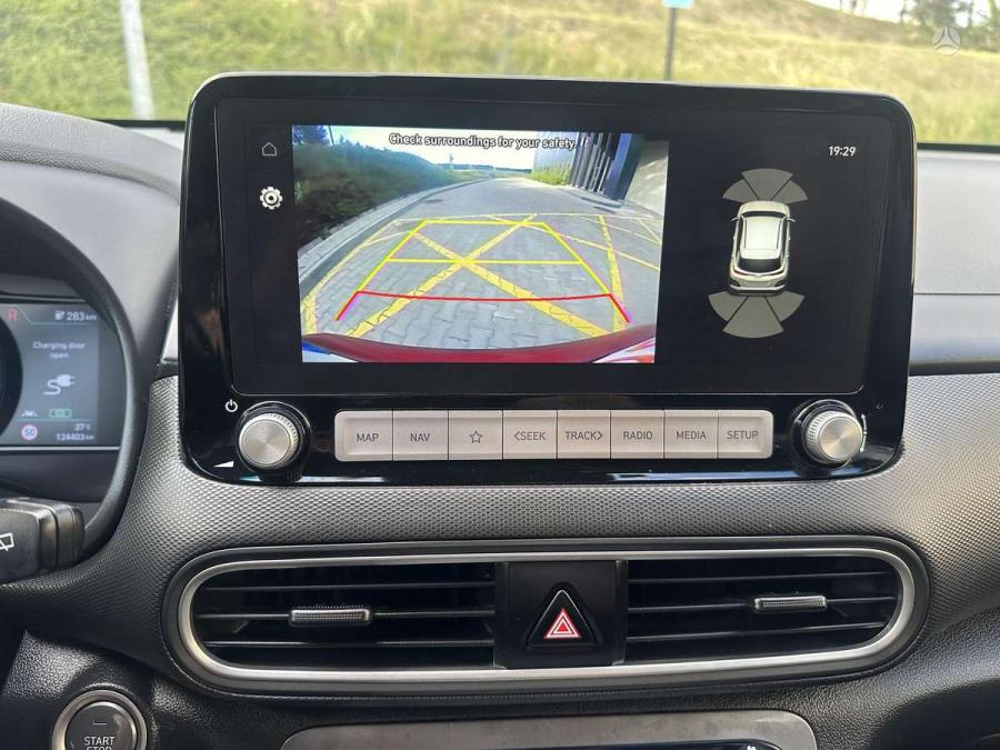 Red Hyundai Kona 2020 in Vilnius, with an engine capacity of 0.00 L and mileage of 124 thousand km for 16250 €, photo 30 on AUTOMOTO.COM.LV