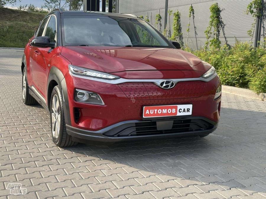 Sarkans Hyundai Kona 2020 Viļņa, ar dzinēja tilpumu 0.00 L un nobraukumu 124 tūkst. km par 16250 €, foto 1 vietnē AUTOMOTO.COM.LV