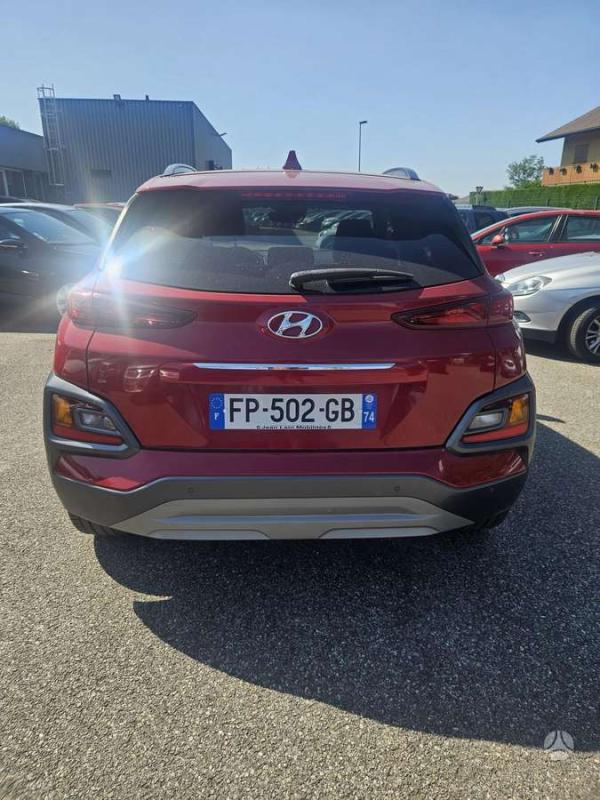 Sarkans Hyundai Kona 2020 Tauragė, ar dzinēja tilpumu 1.60 L un nobraukumu 77 tūkst. km par 14400 €, foto 4 vietnē AUTOMOTO.COM.LV
