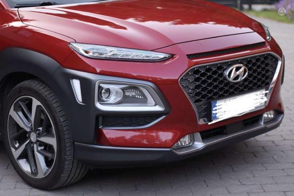 Sarkans Hyundai Kona 2020 Klaipėda, ar dzinēja tilpumu 1.59 L un nobraukumu 85 tūkst. km par 17000 €, foto 2 vietnē AUTOMOTO.COM.LV