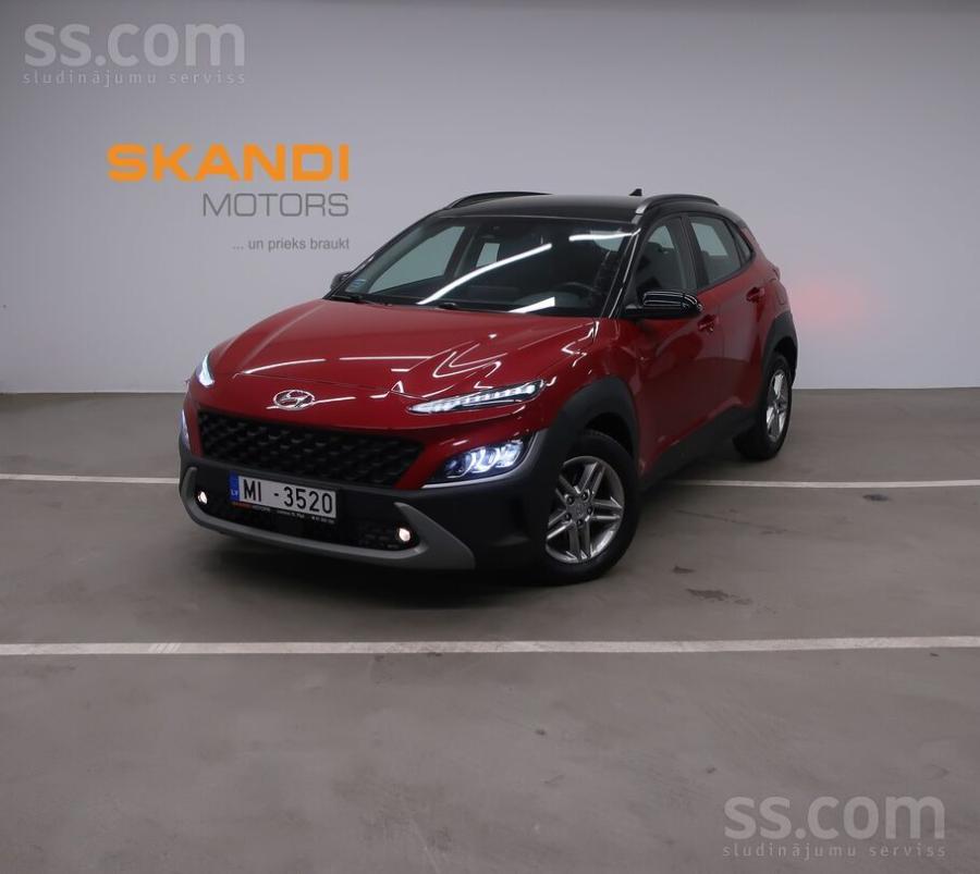Sarkans Hyundai Kona 2021 Rīga, ar dzinēja tilpumu 1.00 L un nobraukumu 38 tūkst. km par 21500 €, foto 1 vietnē AUTOMOTO.COM.LV