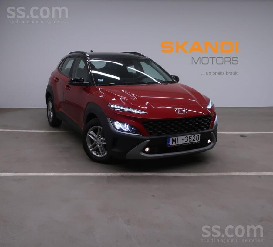 Sarkans Hyundai Kona 2021 Rīga, ar dzinēja tilpumu 1.00 L un nobraukumu 38 tūkst. km par 21500 €, foto 3 vietnē AUTOMOTO.COM.LV