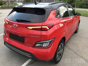 Red Hyundai Kona 2021 in Riga, with an engine capacity of 0.00 L and mileage of 64 thousand km for 14900 €, photo 5 on AUTOMOTO.COM.LV