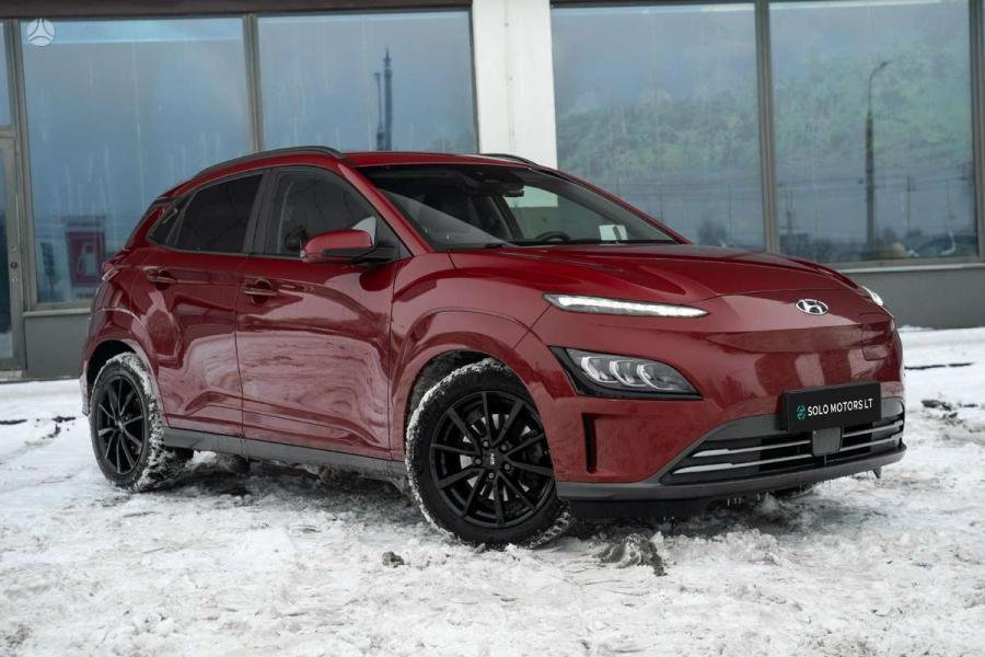Sarkans Hyundai Kona 2022 Viļņa, ar dzinēja tilpumu 0.00 L un nobraukumu 72 tūkst. km par 19500 €, foto 7 vietnē AUTOMOTO.COM.LV