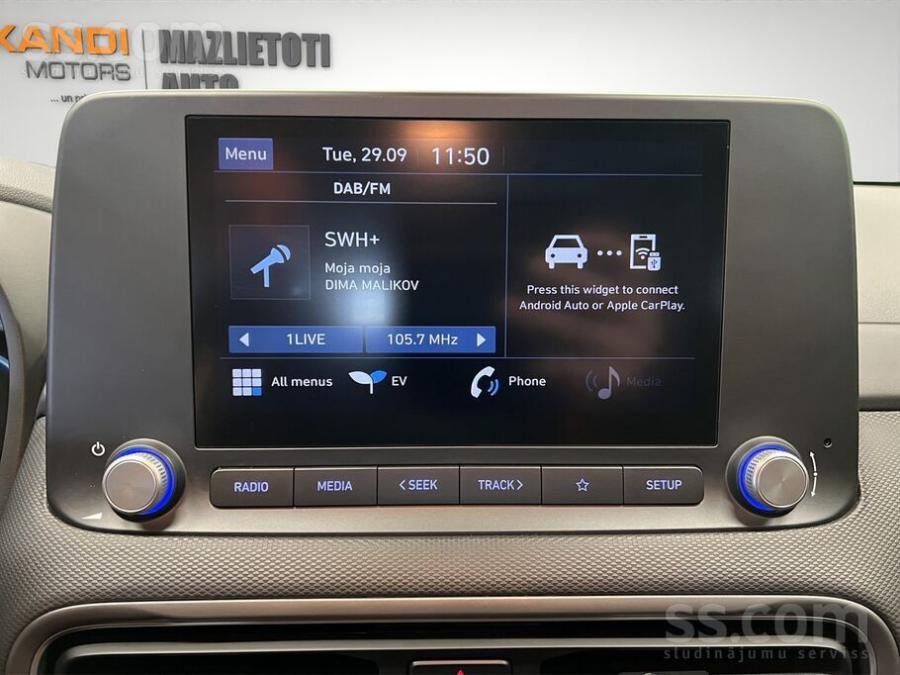 Sarkans Hyundai Kona 2022 Rīga, ar dzinēja tilpumu 0.00 L un nobraukumu 24 tūkst. km par 21990 €, foto 18 vietnē AUTOMOTO.COM.LV