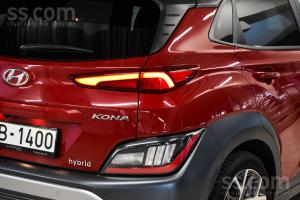 Red Hyundai Kona 2022 in Riga, with an engine capacity of 1.60 L and mileage of 37 thousand km for 20990 €, photo 11 on AUTOMOTO.COM.LV