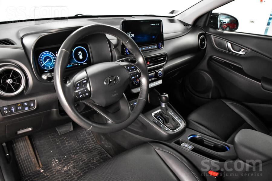 Red Hyundai Kona 2022 in Riga, with an engine capacity of 1.60 L and mileage of 37 thousand km for 20990 €, photo 13 on AUTOMOTO.COM.LV