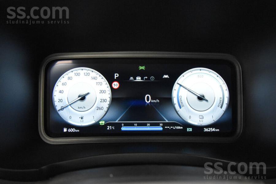 Red Hyundai Kona 2022 in Riga, with an engine capacity of 1.60 L and mileage of 37 thousand km for 20990 €, photo 25 on AUTOMOTO.COM.LV
