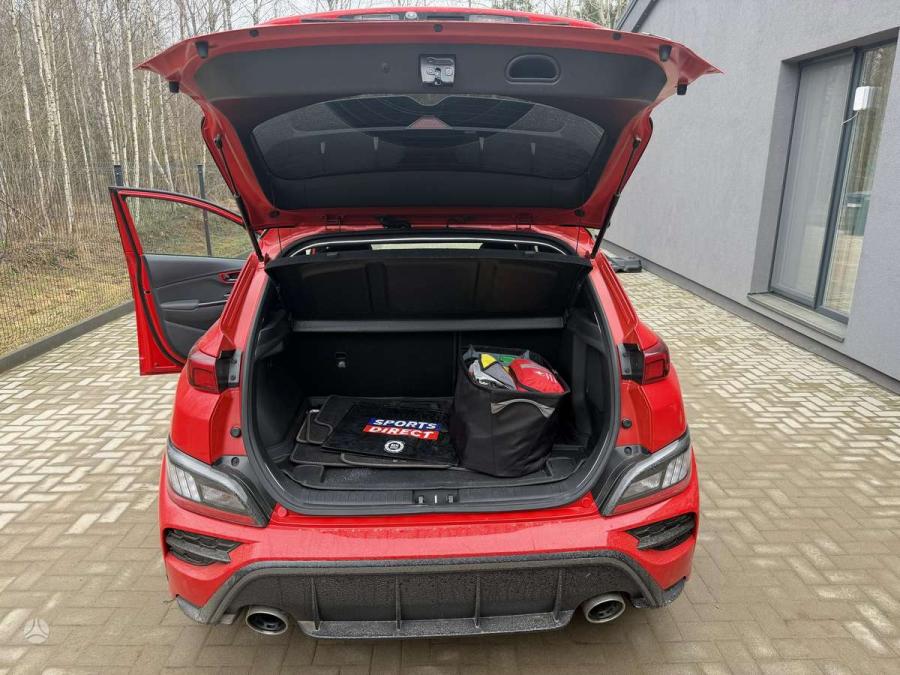 Sarkans Hyundai Kona 2024 Viļņa, ar dzinēja tilpumu 2.00 L un nobraukumu 22 tūkst. km par 30000 €, foto 14 vietnē AUTOMOTO.COM.LV