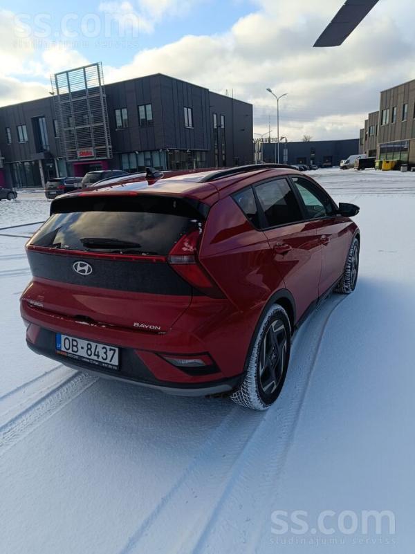 Red Hyundai Kona 2025 in Riga, with an engine capacity of 1.00 L and mileage of 12 thousand km for 16500 €, photo 8 on AUTOMOTO.COM.LV