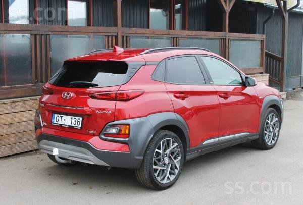 Red Hyundai Kona 2020 in Riga, with an engine capacity of 1.60 L and mileage of 0 thousand km for 14500 €, photo 7 on AUTOMOTO.COM.LV