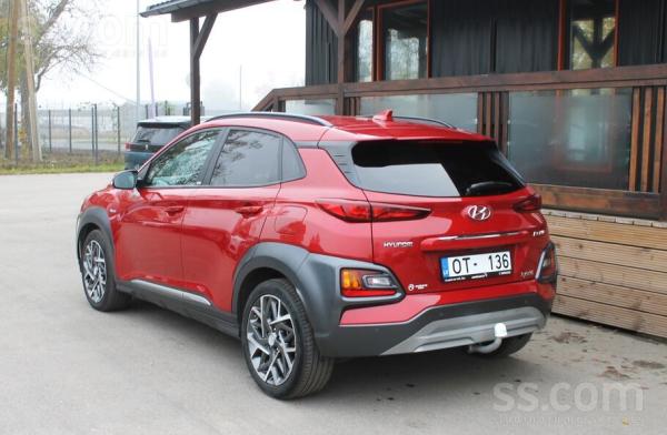 Red Hyundai Kona 2020 in Riga, with an engine capacity of 1.60 L and mileage of 0 thousand km for 14500 €, photo 11 on AUTOMOTO.COM.LV