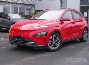 Red Hyundai Kona 2021 in Riga, with an engine capacity of 0.00 L and mileage of 32 thousand km for 15300 €, photo  on AUTOMOTO.COM.LV