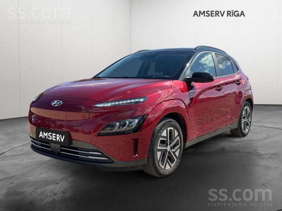 Sarkans Hyundai Kona 2023 Rīga, ar dzinēja tilpumu 1.00 L un nobraukumu 64 tūkst. km par 22500 €, foto 1 vietnē AUTOMOTO.COM.LV