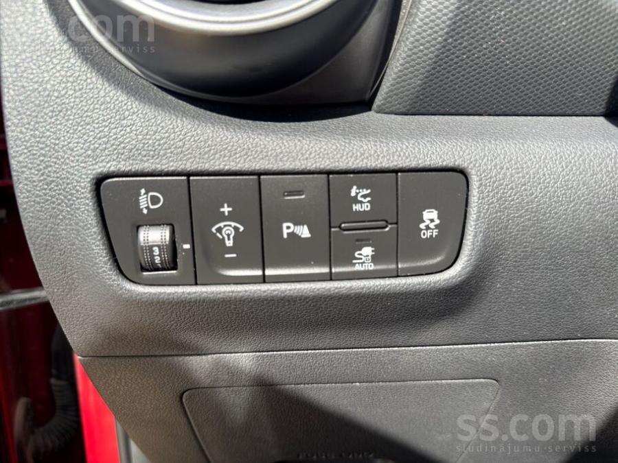 Sarkans Hyundai Kona 2023 Rīga, ar dzinēja tilpumu 1.00 L un nobraukumu 64 tūkst. km par 22500 €, foto 13 vietnē AUTOMOTO.COM.LV