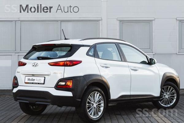 White Hyundai Kona 2018 in Ventspils, with an engine capacity of 1.60 L and mileage of 142 thousand km for 13000 €, photo 6 on AUTOMOTO.COM.LV