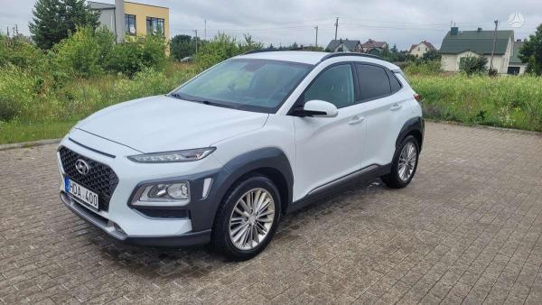 Balts Hyundai Kona 2020 Molėtai, ar dzinēja tilpumu 1.60 L un nobraukumu 83 tūkst. km par 10999 €, foto 1 vietnē AUTOMOTO.COM.LV