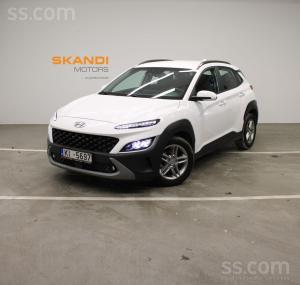 Balts Hyundai Kona 2021 Rīga, ar dzinēja tilpumu 1.00 L un nobraukumu 64 tūkst. km par 14990 €, foto  vietnē AUTOMOTO.COM.LV